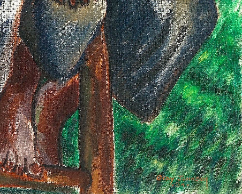 Brothers, Malvin Gray Johnson Painting, Two African American Boys Art ...