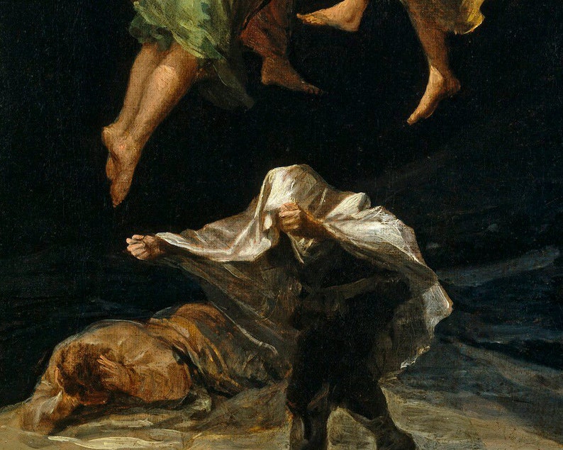 Witches' Flight Art Print Francisco Goya Painting - Etsy