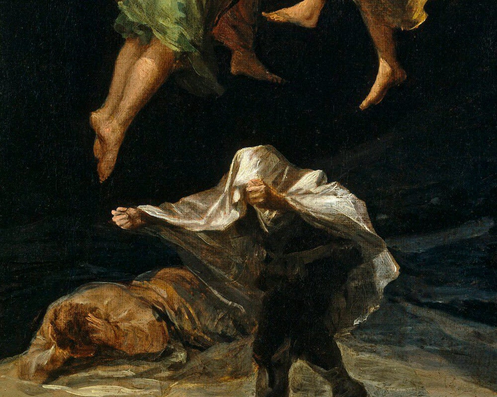Witches' Flight Art Print, Francisco Goya Painting, Vintage Witch Wall ...