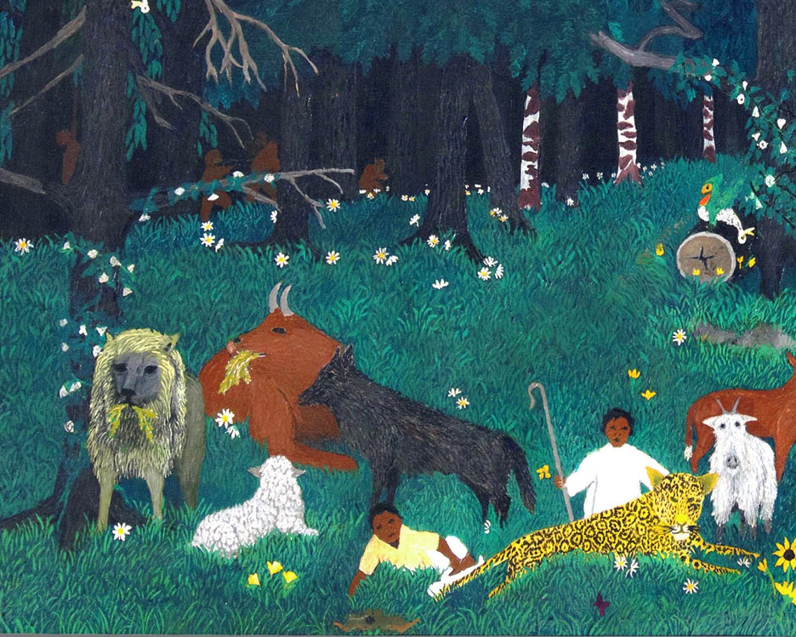 Horace Pippin Holy Mountain II African American Folk Art | Etsy
