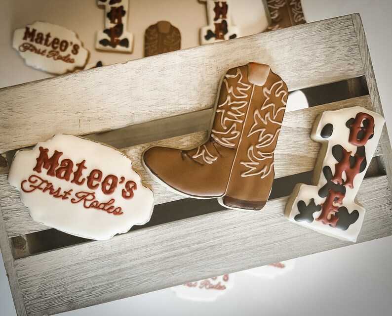 Babys First Rodeo Cookies - Etsy
