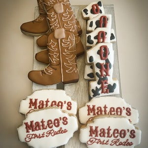 Babys First Rodeo Cookies - Etsy