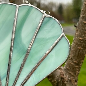 Clam Sea Shell #1 Stained Glass Suncatcher - Etsy