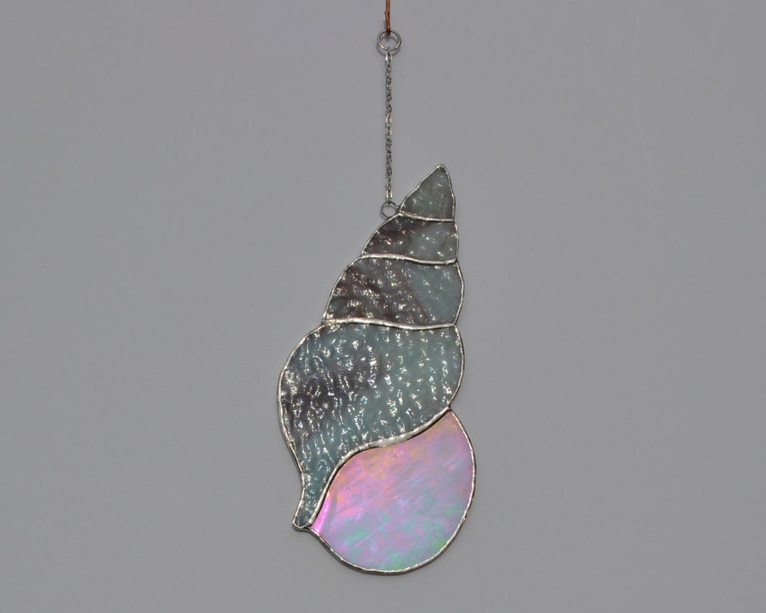 Sea Shell #2 Stained Glass Suncatcher - Etsy