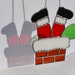 Stained Glass Santa Clause Stuck in Chimney With Sack of Toys - Etsy