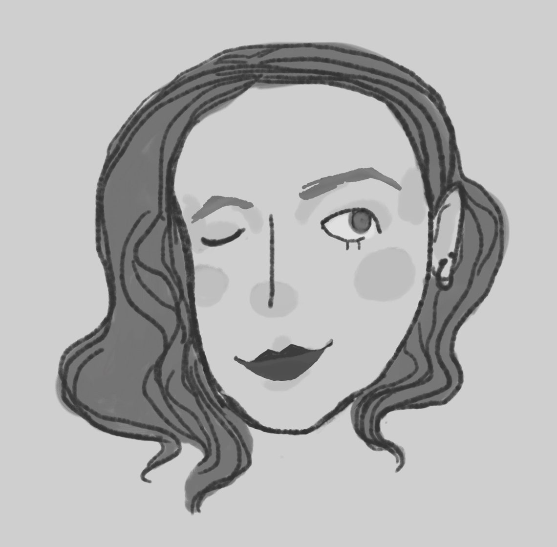 Custom Digital Doodle Portraits Profile Picture Avatar Gift ...