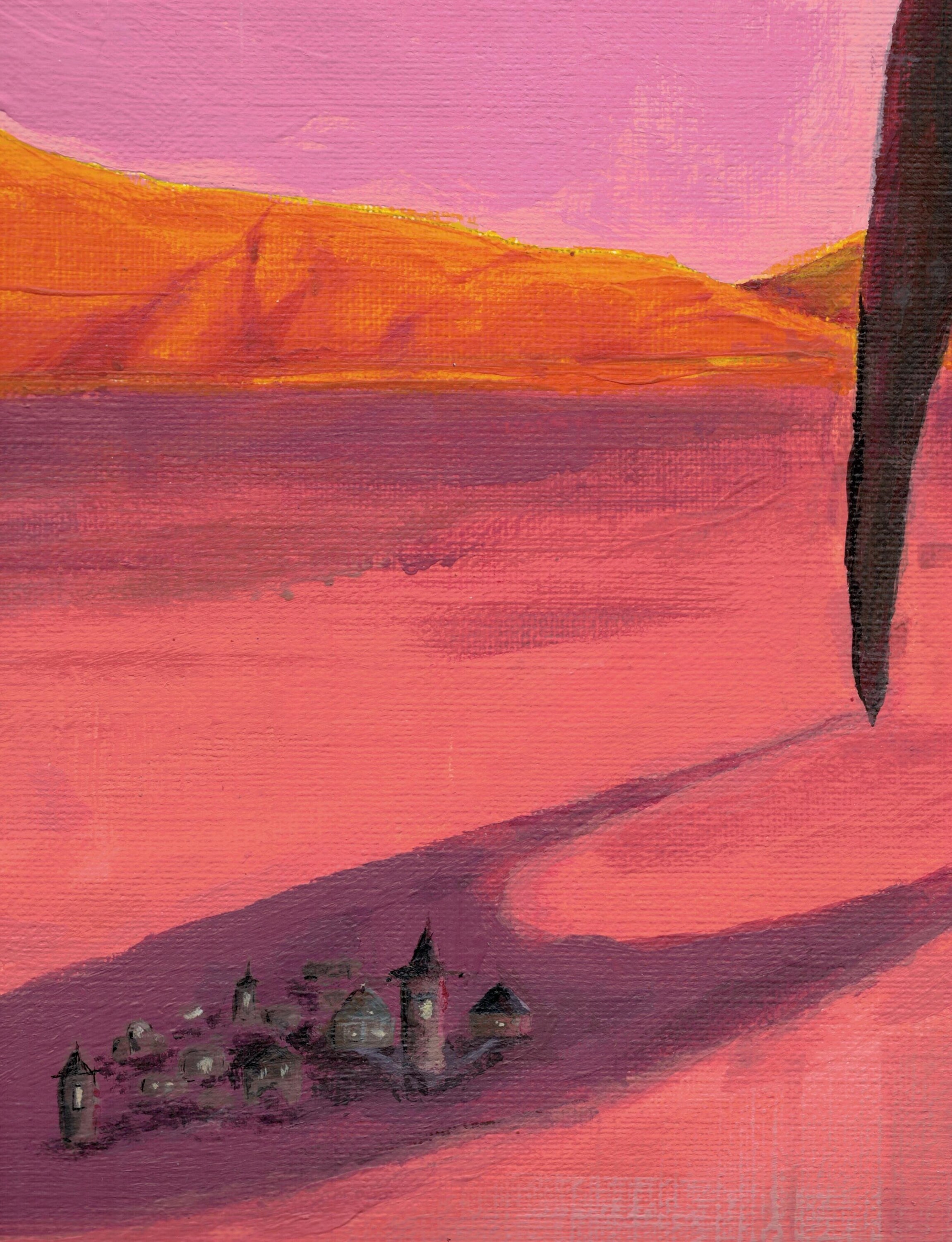 Digital Download “living in the Shadow” | Surreal Modern Acrylic ...