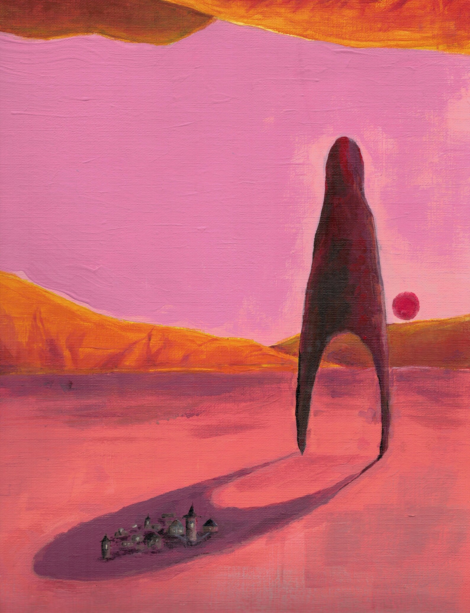 Digital Download “living in the Shadow” | Surreal Modern Acrylic ...