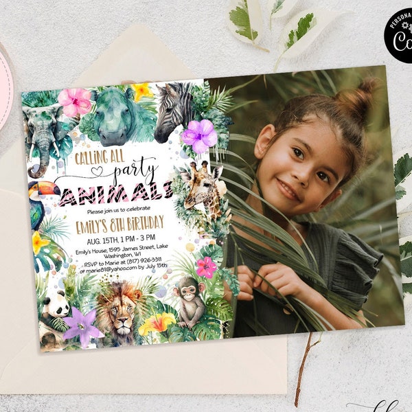 Zoo Birthday Party - Etsy