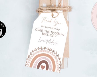 Boho Rainbow Gift Tags sets of 8 Boho Rainbow Gift Tags Girly Tag ...
