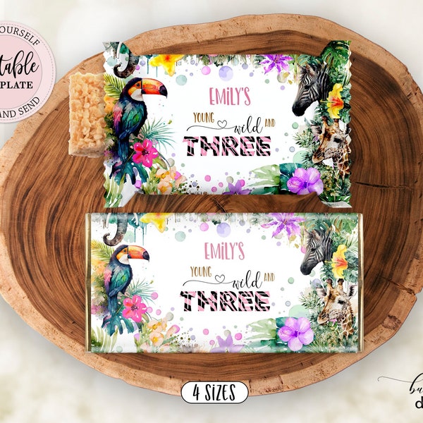 Zebra Candy Bar - Etsy