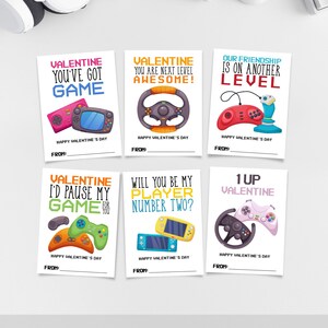 Printable Gamer Valentine Cards, Gamer Valentine Tags for Kids ...