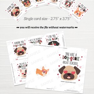 Printable Dog Valentine's Day Cards, Valentine's Day Cards for Kids ...