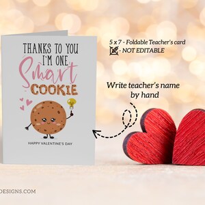 Printable Cookie Valentine Cards, Cookie Valentine Tags for Kids ...