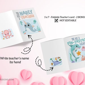 Printable Ocean Animals Valentine Cards, Under the Sea Tags for Kids ...