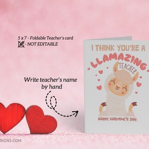 Printable Llama Valentine Tags, Alpaca Valentine Cards for Kids ...