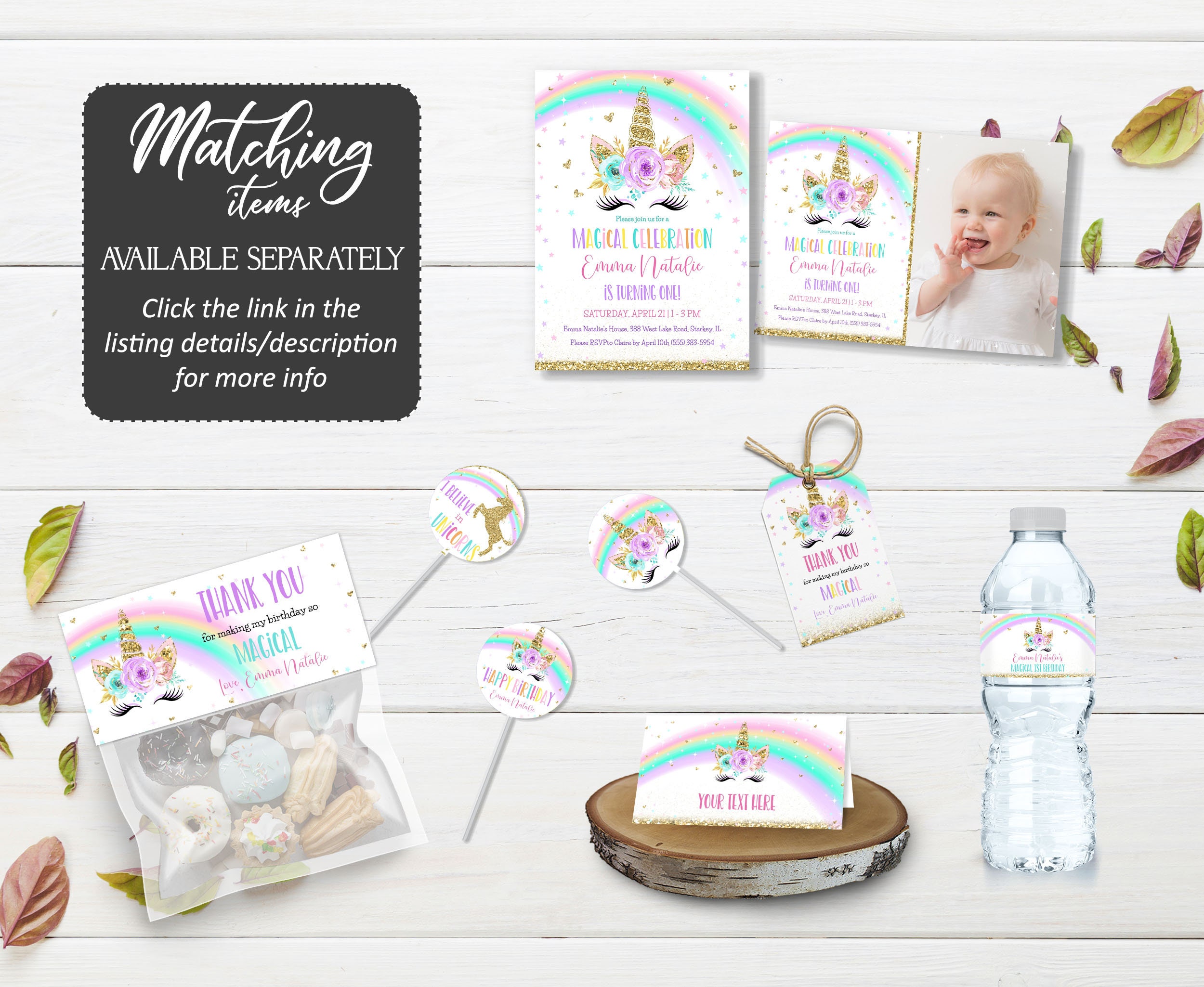 Editable Unicorn Juice Box Label Girls Unicorn Birthday Party | Etsy