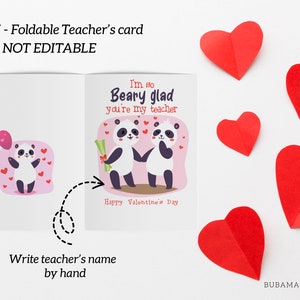 Printable Panda Valentine Cards, Panda Valentine Tags for Kids ...