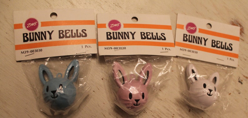 Vintage Bunny Bells Craft Supply by Zim's, SLC Utah - Easter Bunny ...