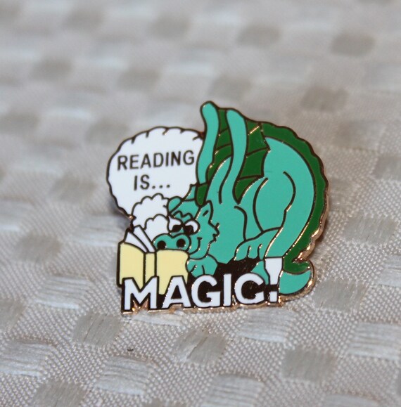 Reading Reward Enamel Lapel Pins LOTS, Reading Educat… - Gem