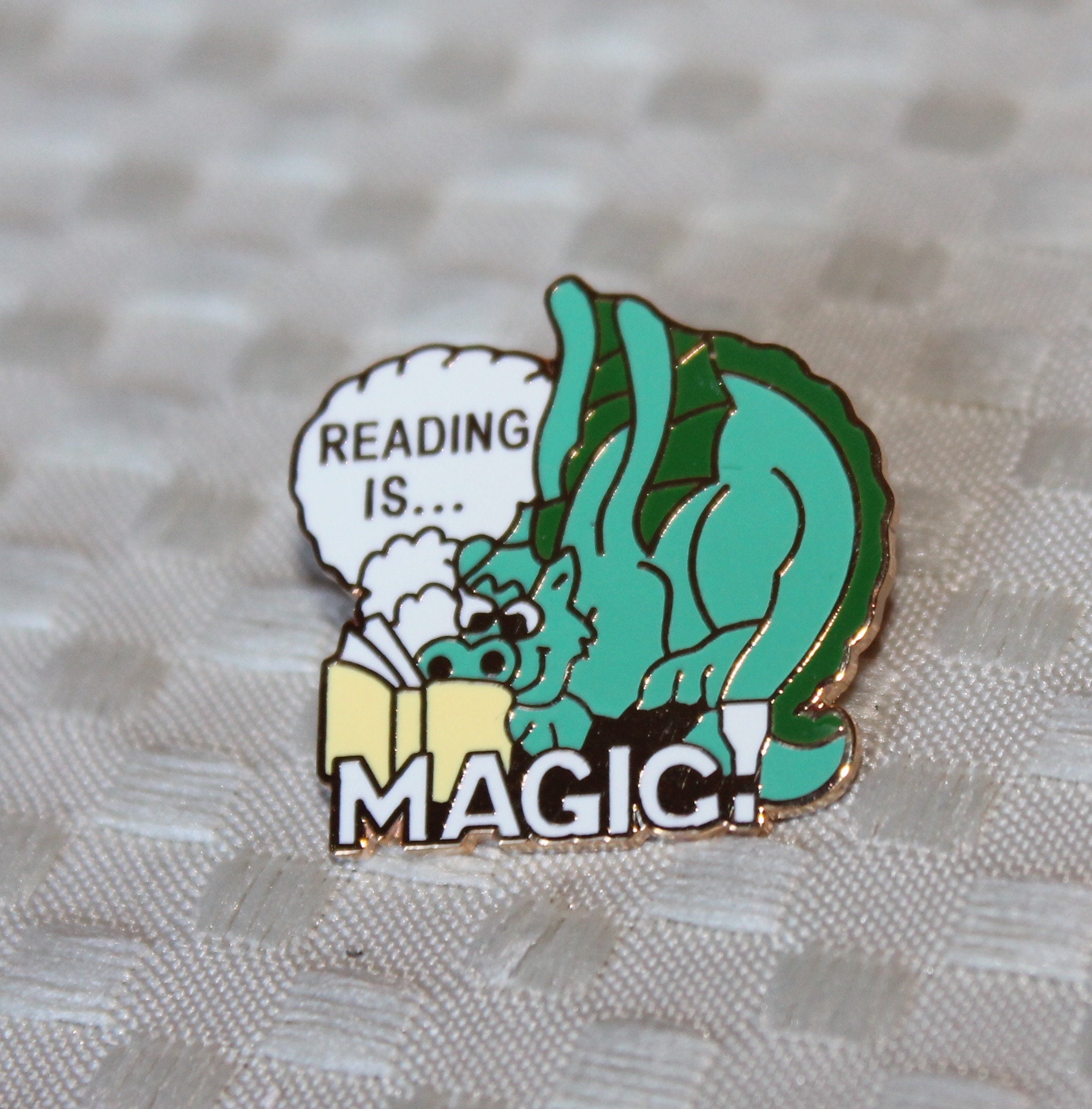 Reading Reward Enamel Lapel Pins LOTS Reading Educational - Etsy