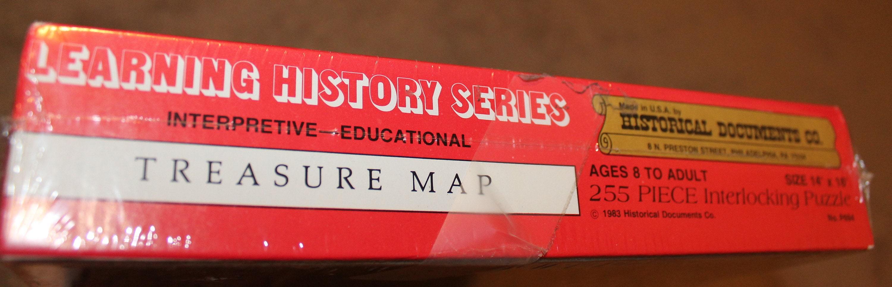 Vintage Unused Treasure Map Puzzle Learning History Series 1983 ...
