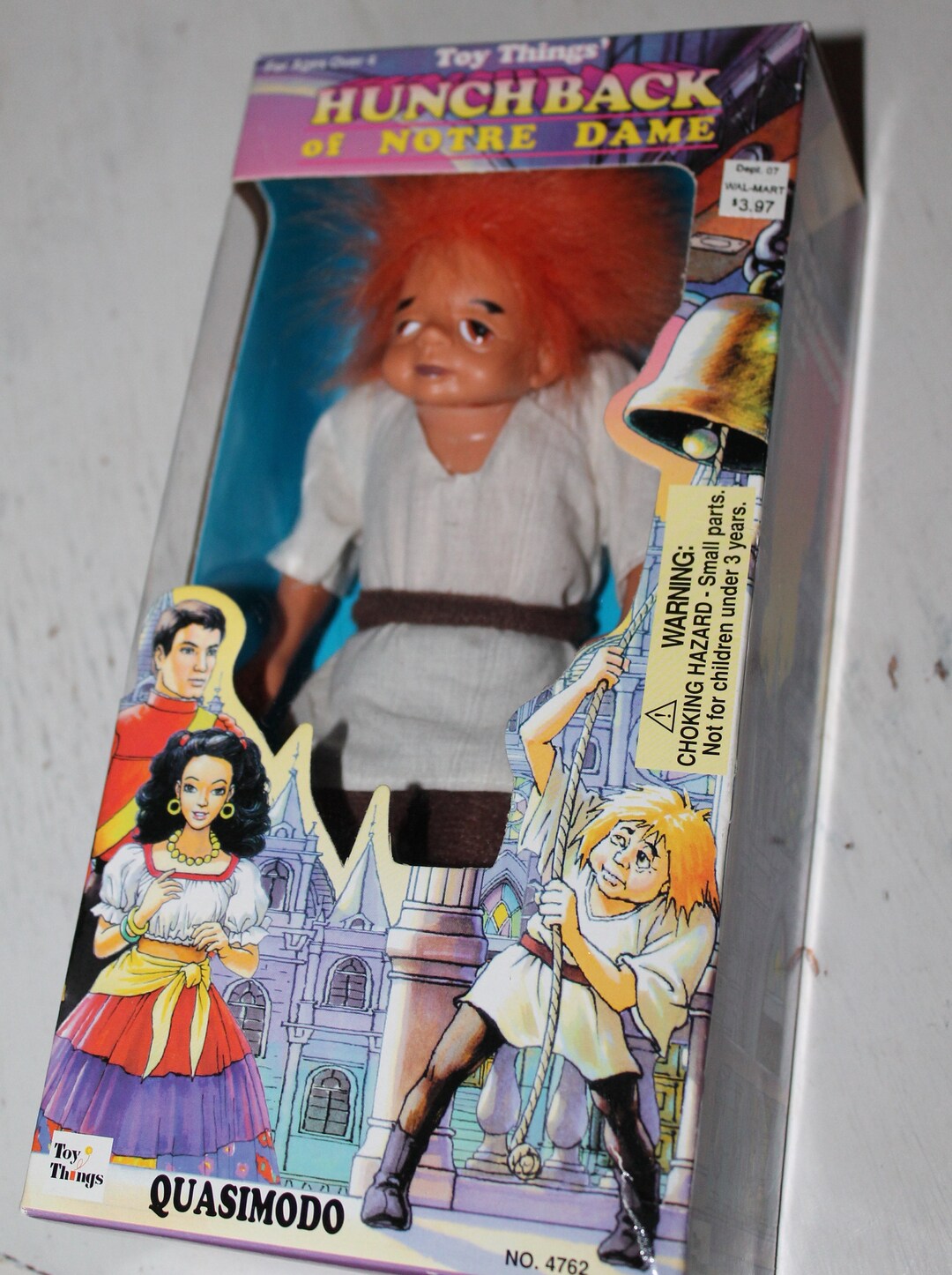 Vintage Collectible Hunchback of Notre Dame Quasimodo Doll by Toy ...