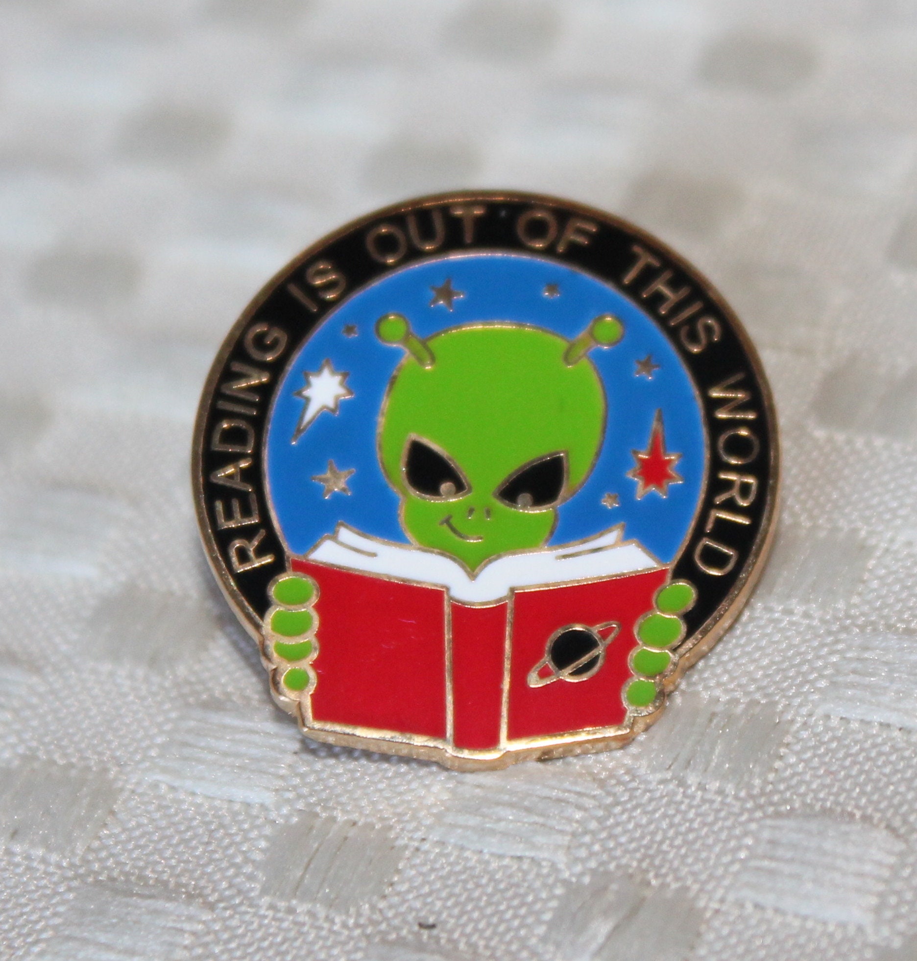 Reading Reward Enamel Lapel Pins LOTS Reading Educational - Etsy