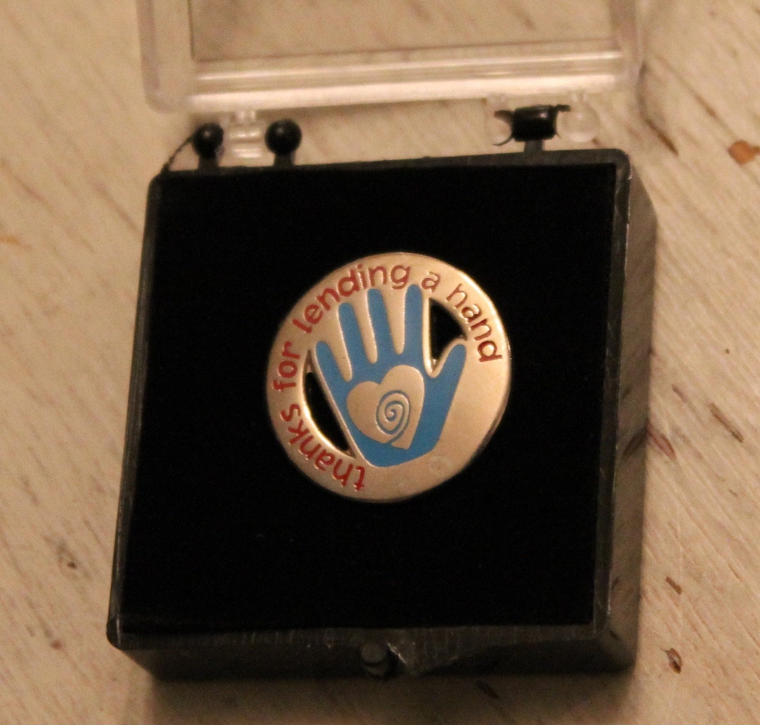 Thanks for Lending a Hand Lapel Pin LOT of 5 NIP, Thank You Gift - Etsy