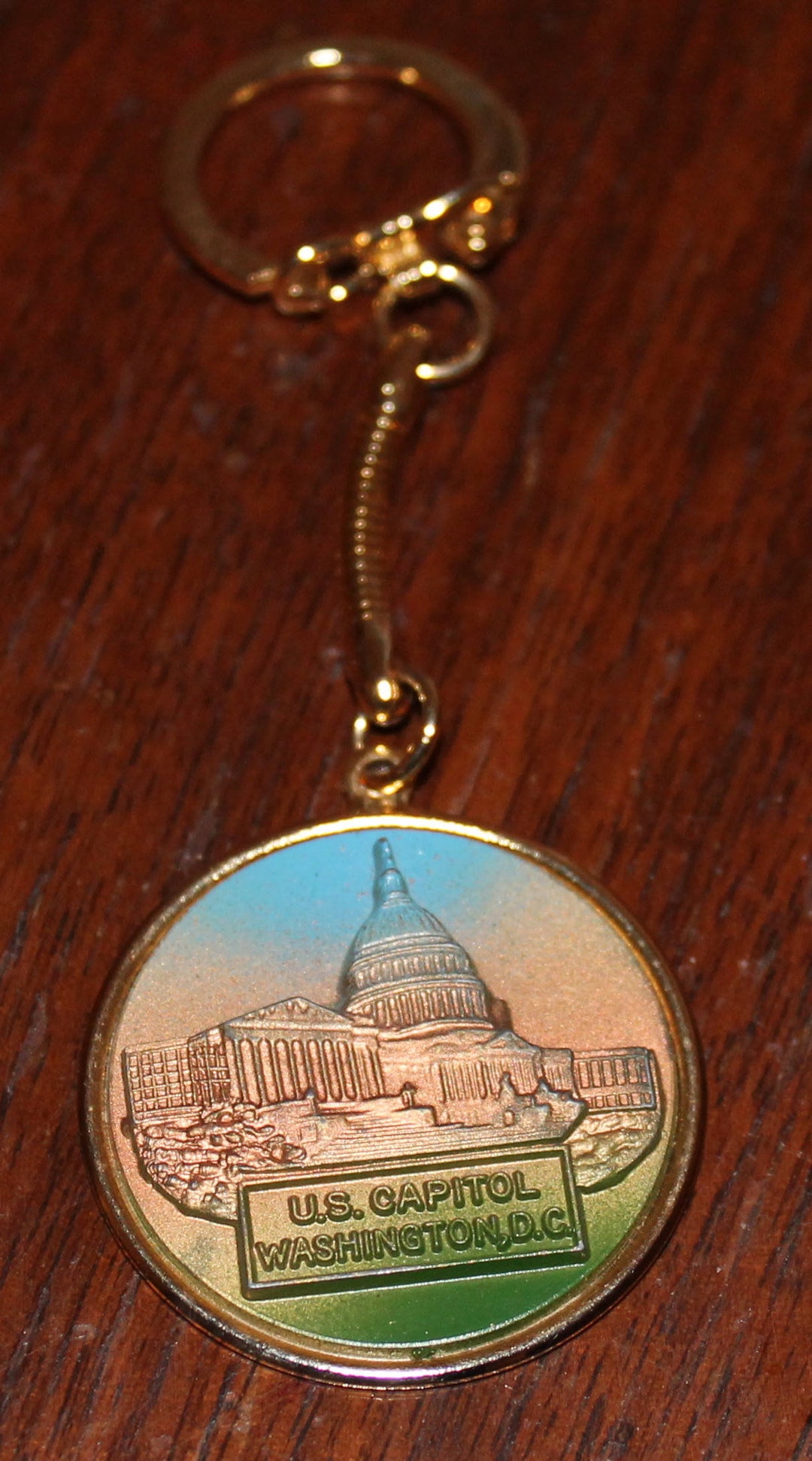 Vintage United States Capitol Keychain, Washington D.C. Key Chain ...