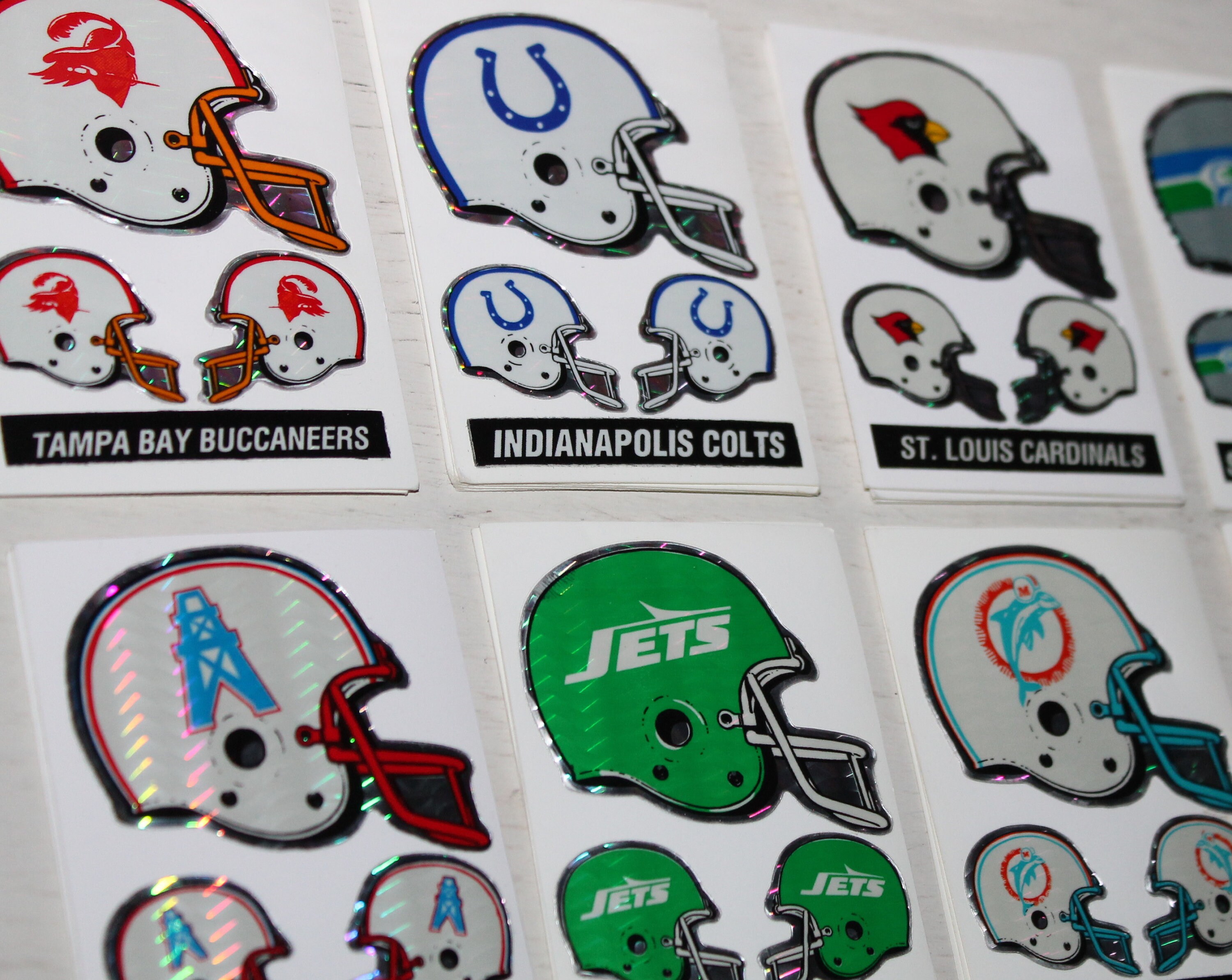 Vintage NFL Football Team Sticker Souvenirs - Vikings, Broncos, Packers ...