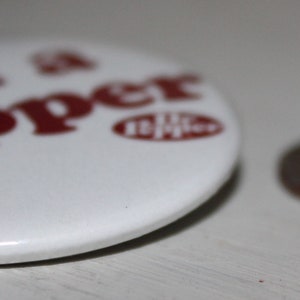 Vintage Dr Pepper Pinback Button Pin - I'm a Pepper Pin - Etsy