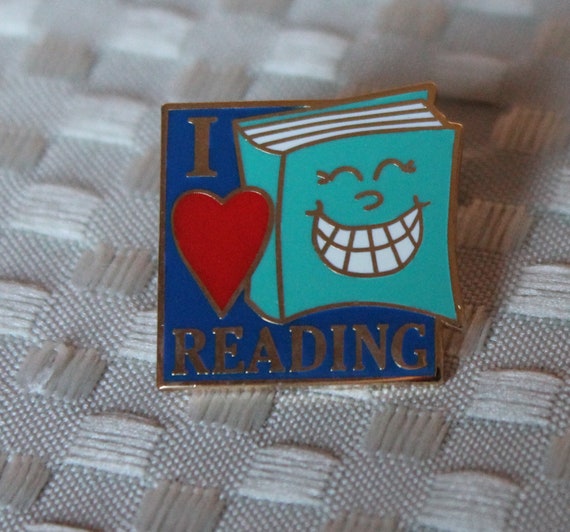 Reading Reward Enamel Lapel Pins LOTS, Reading Educat… - Gem