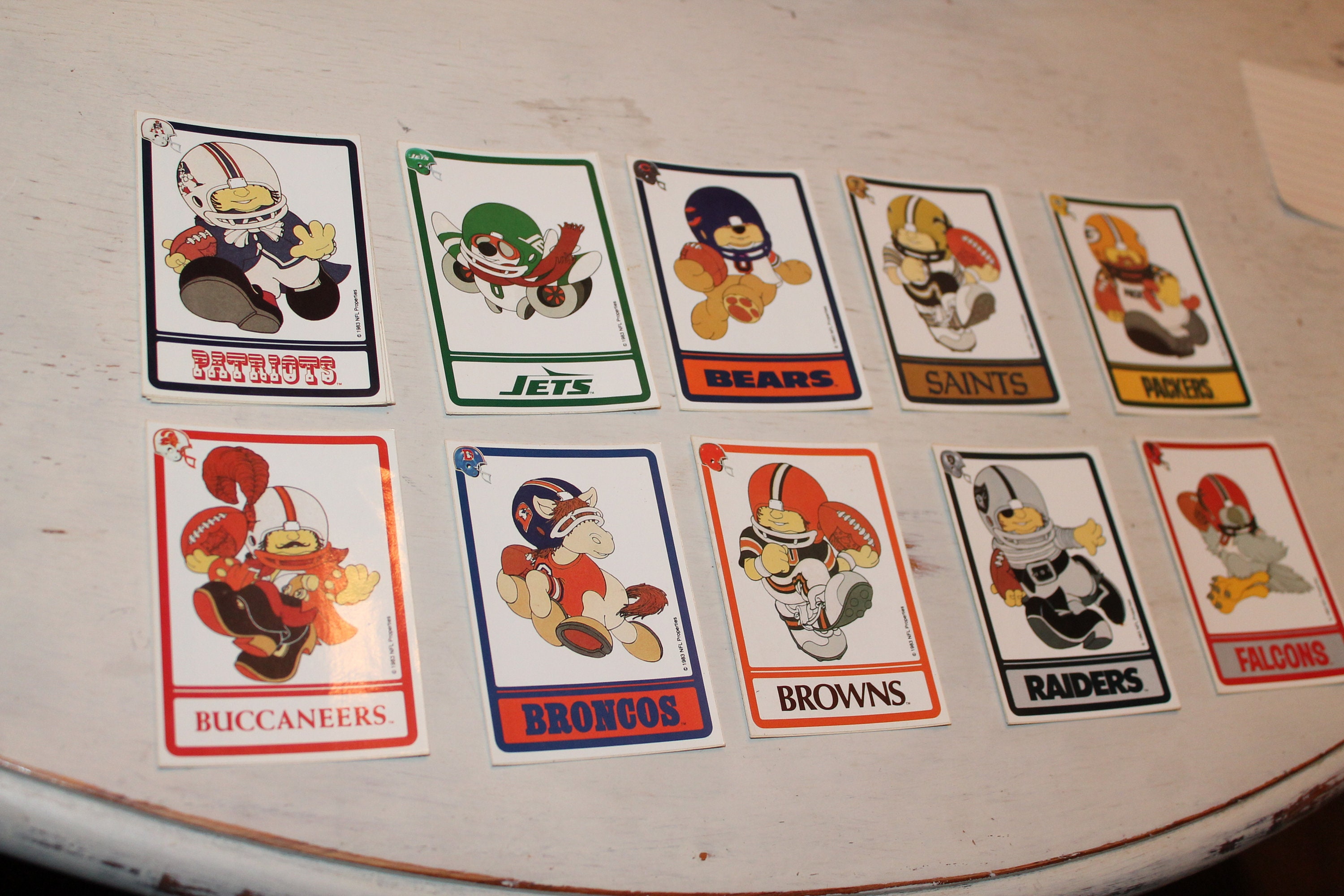 Vintage NFL Football Team Sticker Souvenirs - Eagles, 49ers, Chargers ...