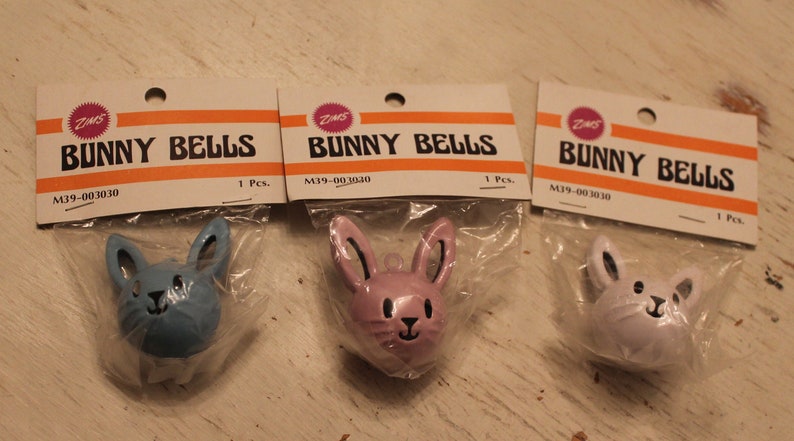 Vintage Bunny Bells Craft Supply by Zim's, SLC Utah - Easter Bunny ...