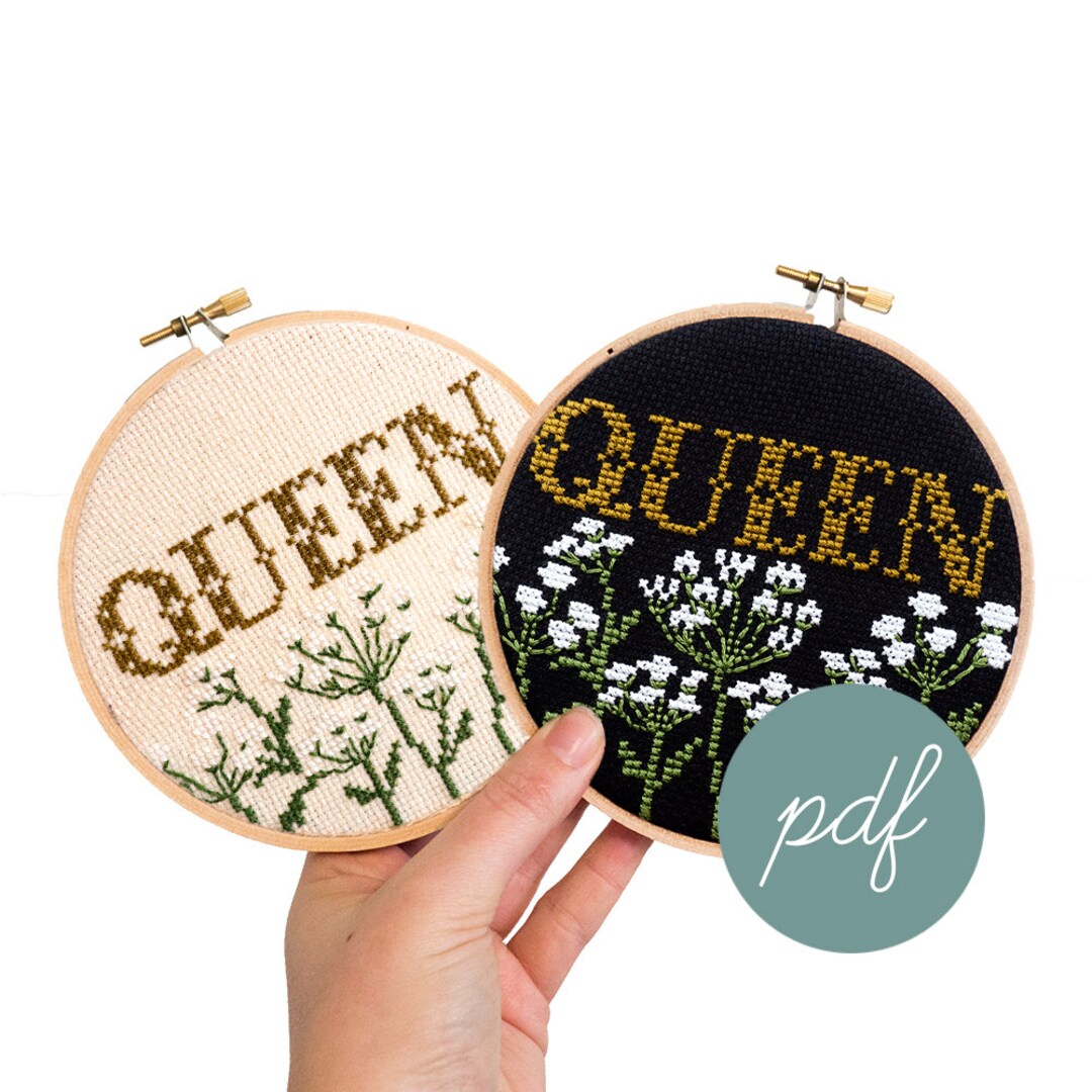 Queen, Modern Cross Stitch Pattern *PDF Only - Etsy