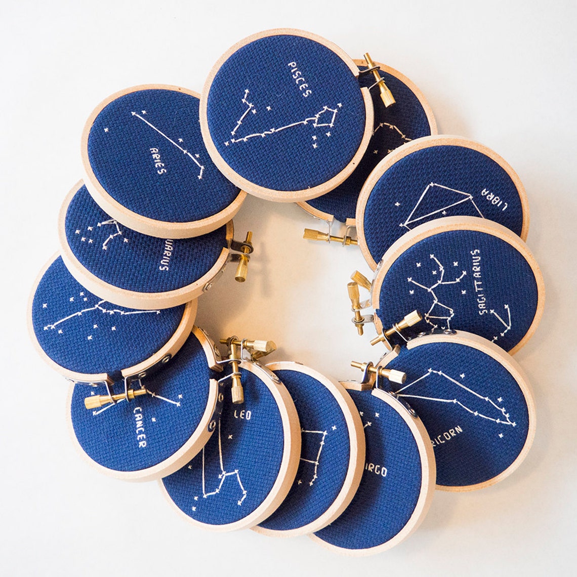 ALL Zodiac Constellation Modern Cross Stitch Patterns pdfs | Etsy