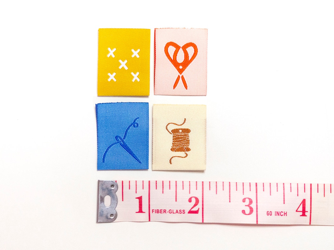 Stitching Symbols Sew-in Labels (4 Pack) - Etsy