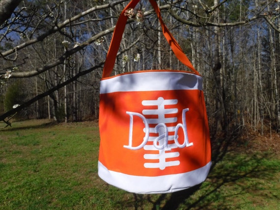 Embroidered Football Easter Basket-monogrammed | Etsy