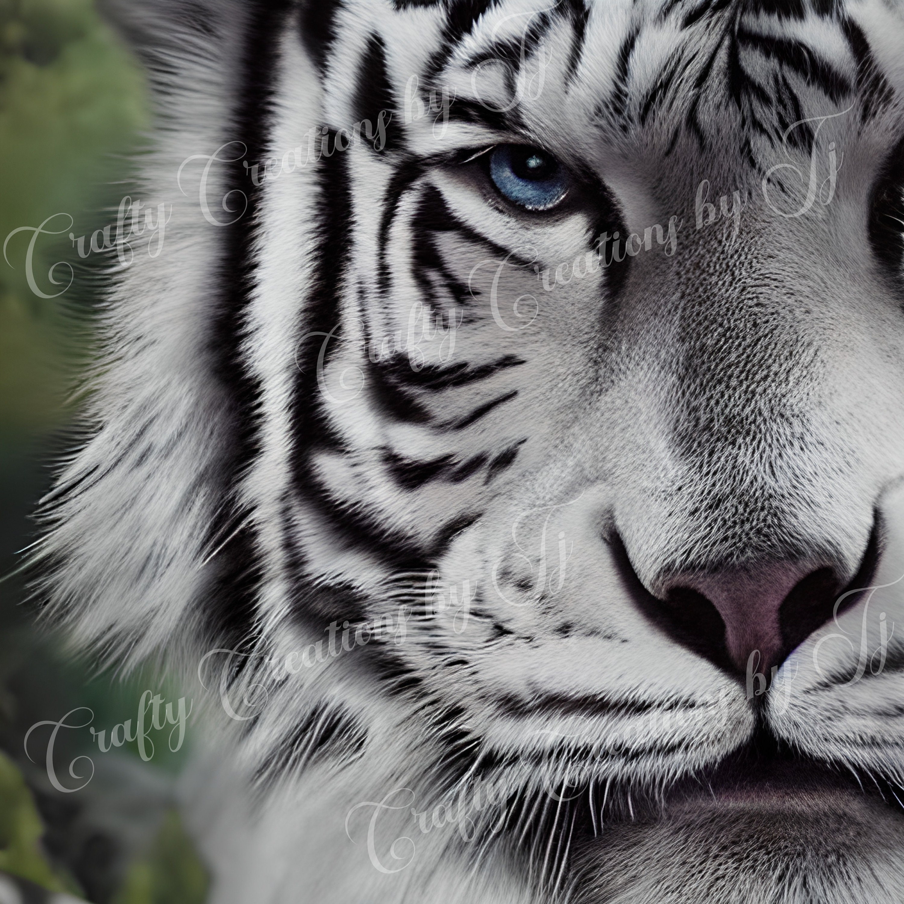 Majestic White Tiger Digital Download, Digital Paper, Tumbler Wrap ...