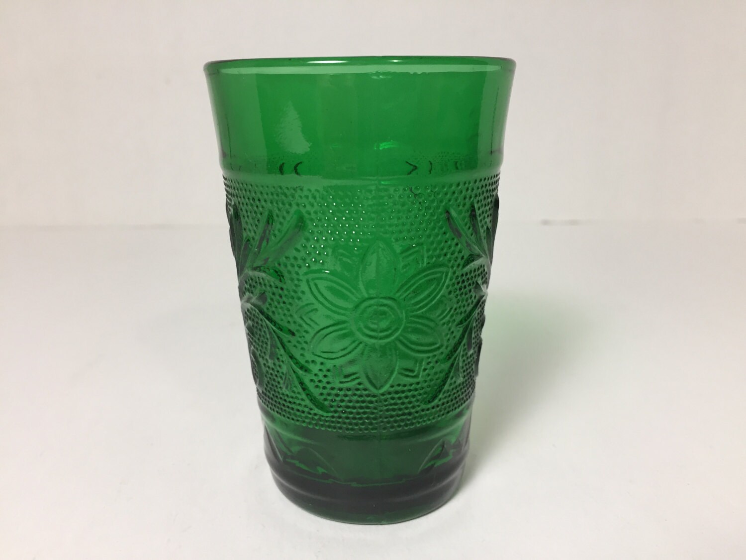 Green Sandwich Depression Glass