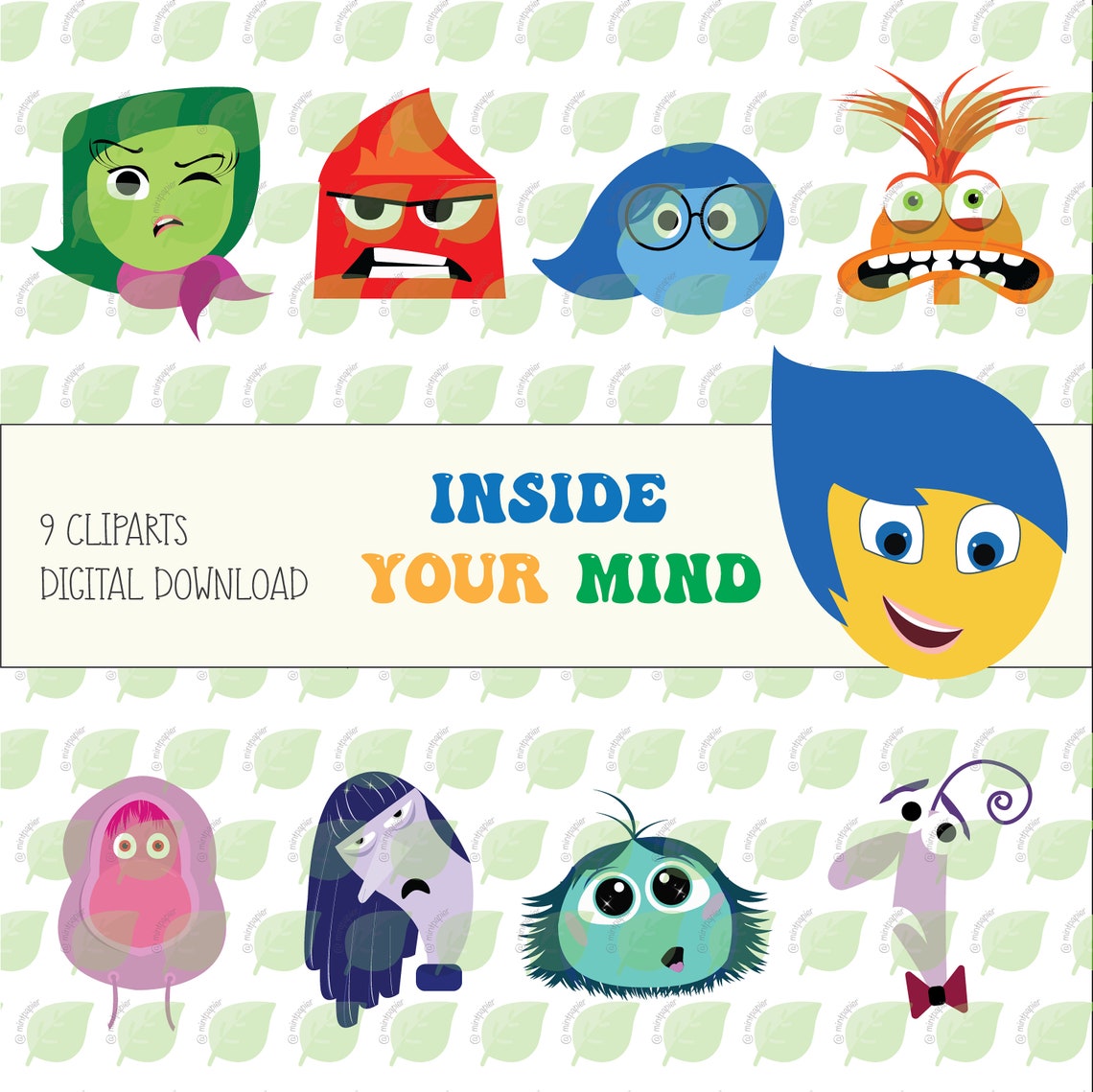 Inside Your Mind Clipart, Instant Download, PNG - Etsy