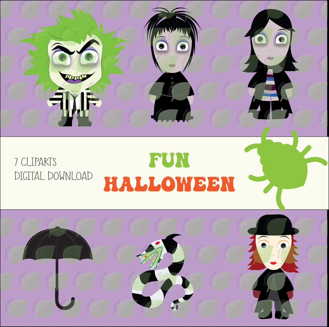 Fun Halloween Clipart, Instant Download, PNG - Etsy