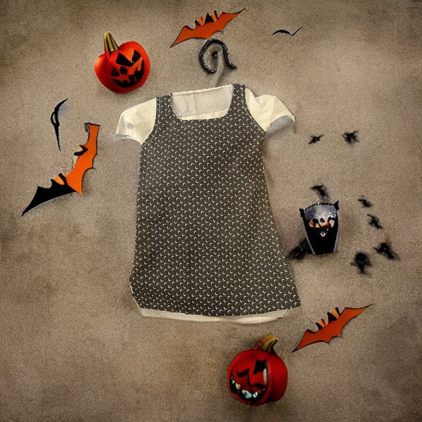 Little Girls Wednesday Addams Dress - Etsy