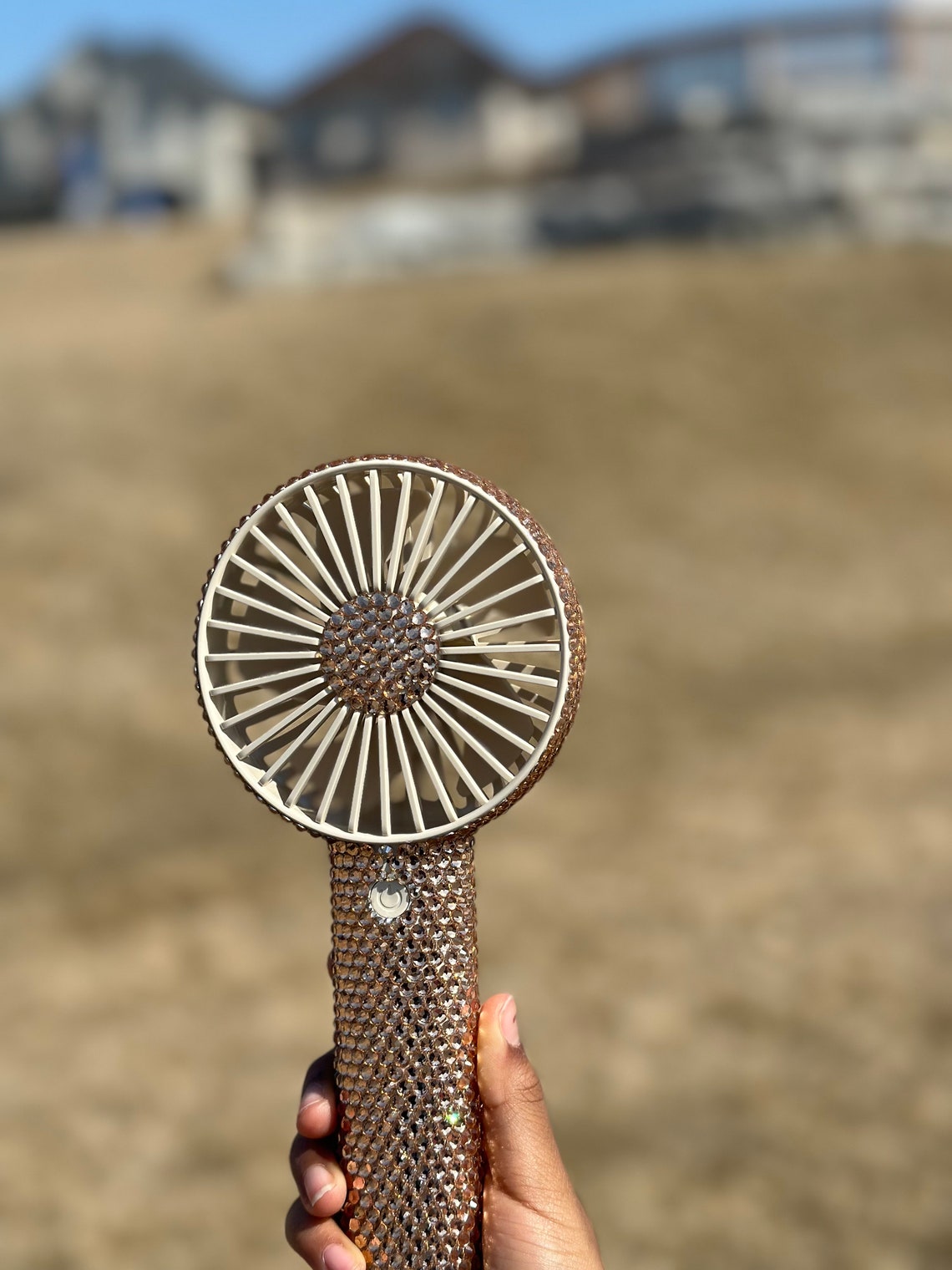 Rhinestone Fan - Etsy