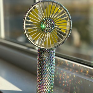 Rhinestone Fan - Etsy
