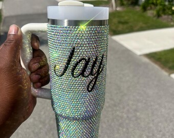 Custom Personalized Rhinestone Stanley Tumbler - Etsy