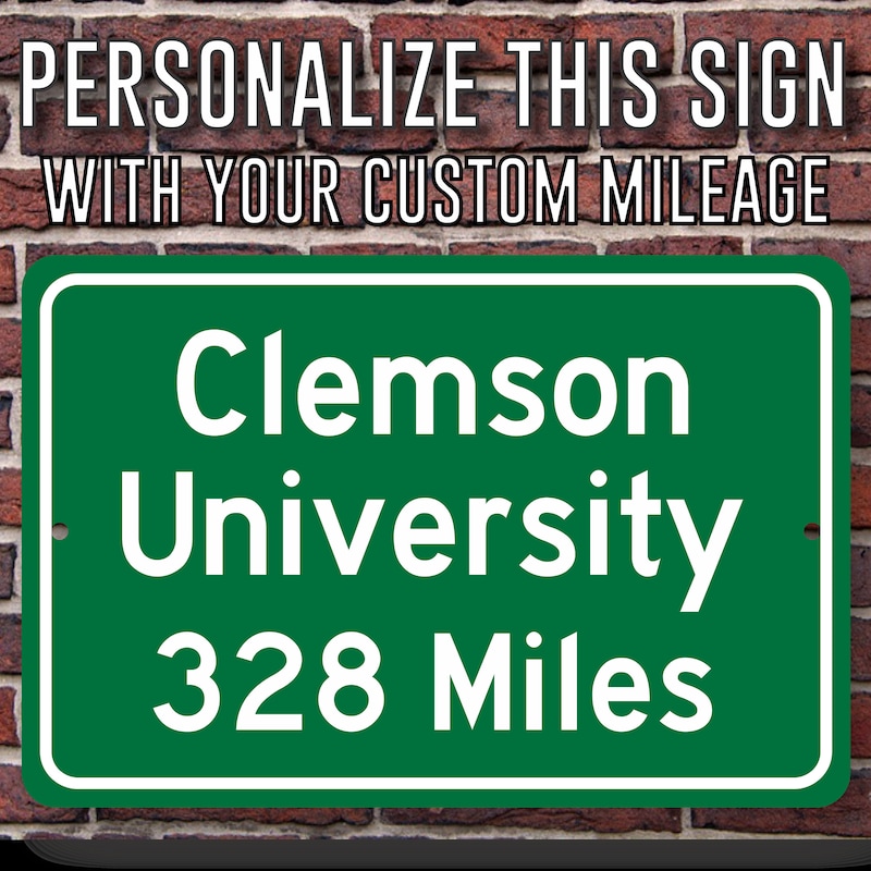 Clemson Sign - Etsy