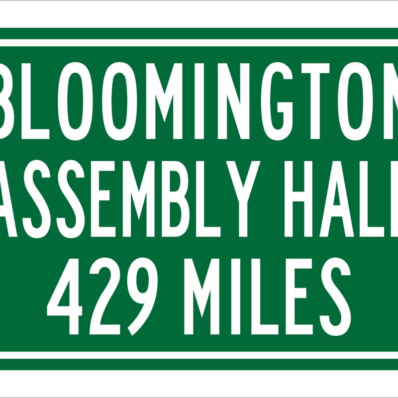 Indiana Home Sign - Etsy