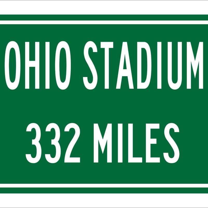 Ohio State Football Signs - Etsy